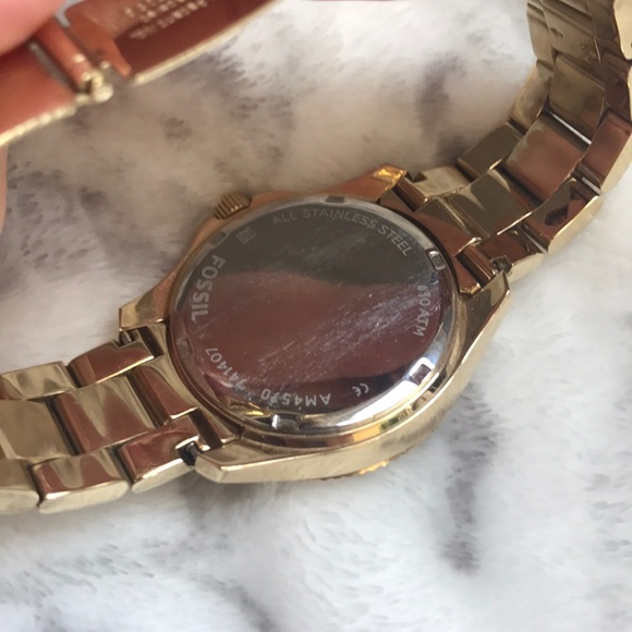 Fossil | Accessories | Authentic Womens Gold Fossil Watch | Poshmark